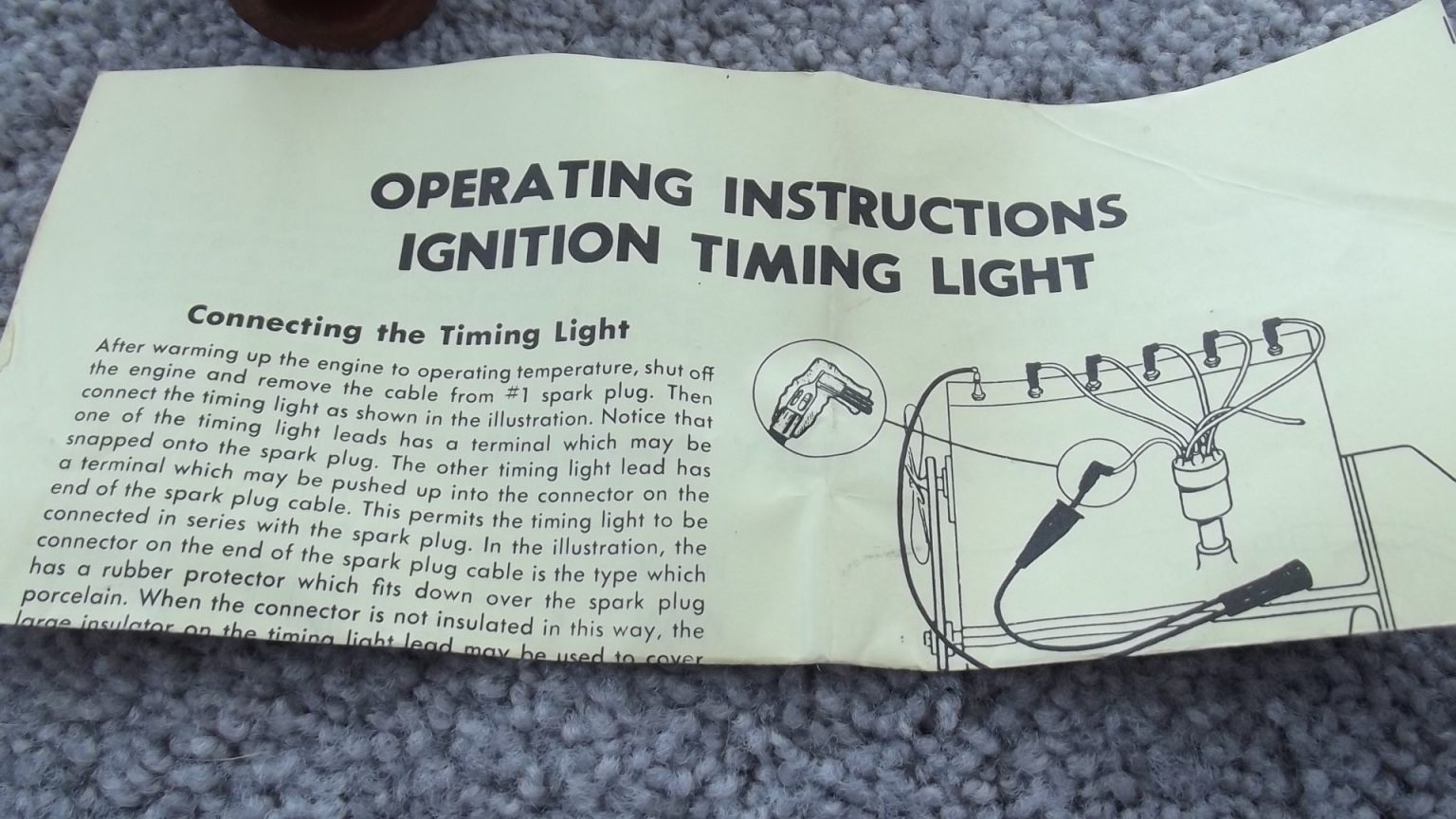 Vintage Sears Timing & Ignition Light - D & J's Antiques and Things